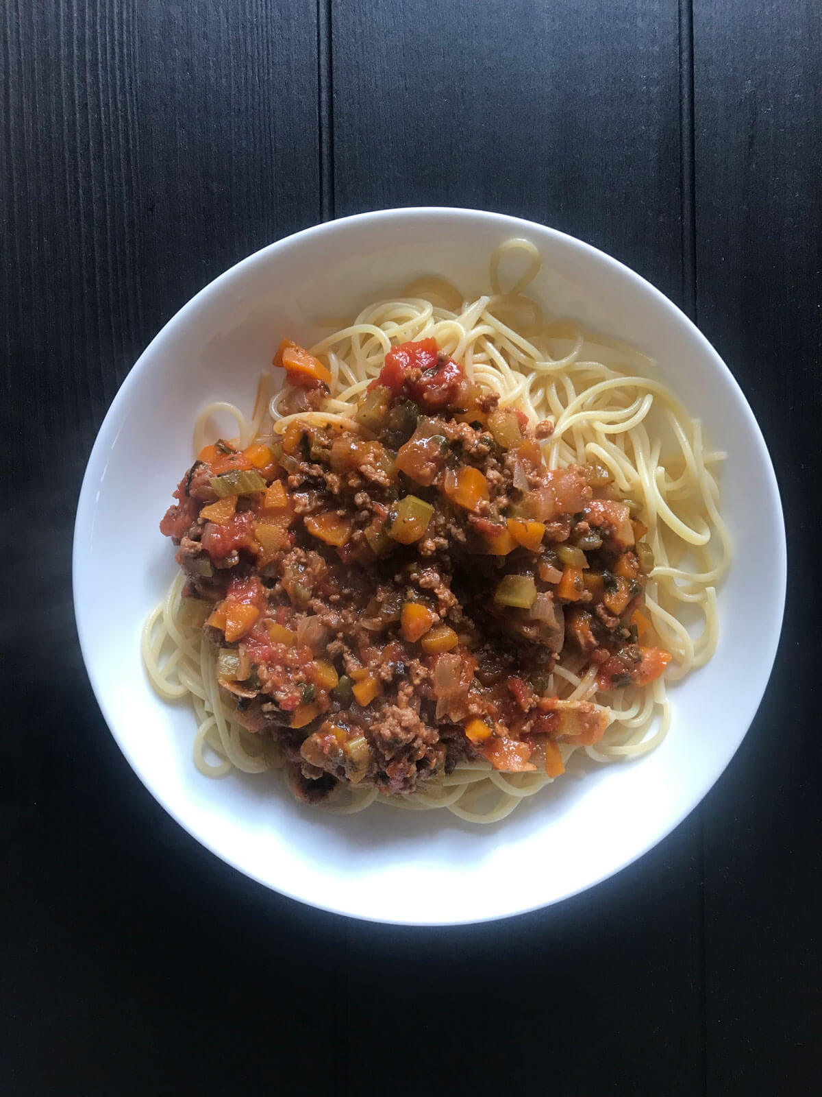 Spaghetti Bolognese - Julias Gourmet Galaxy